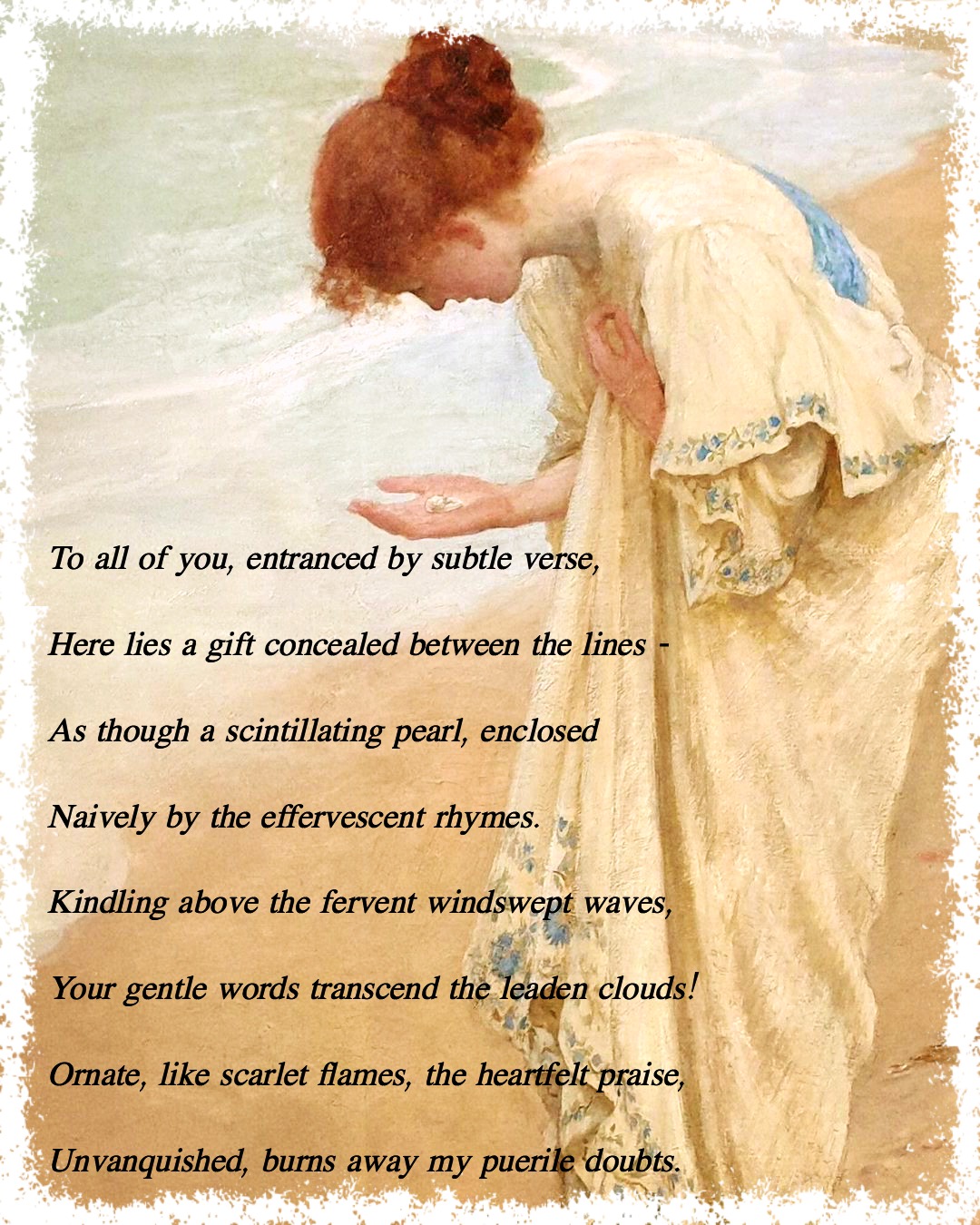 An Acrostic Sonnet to My Readers – The Waves of Poetry
